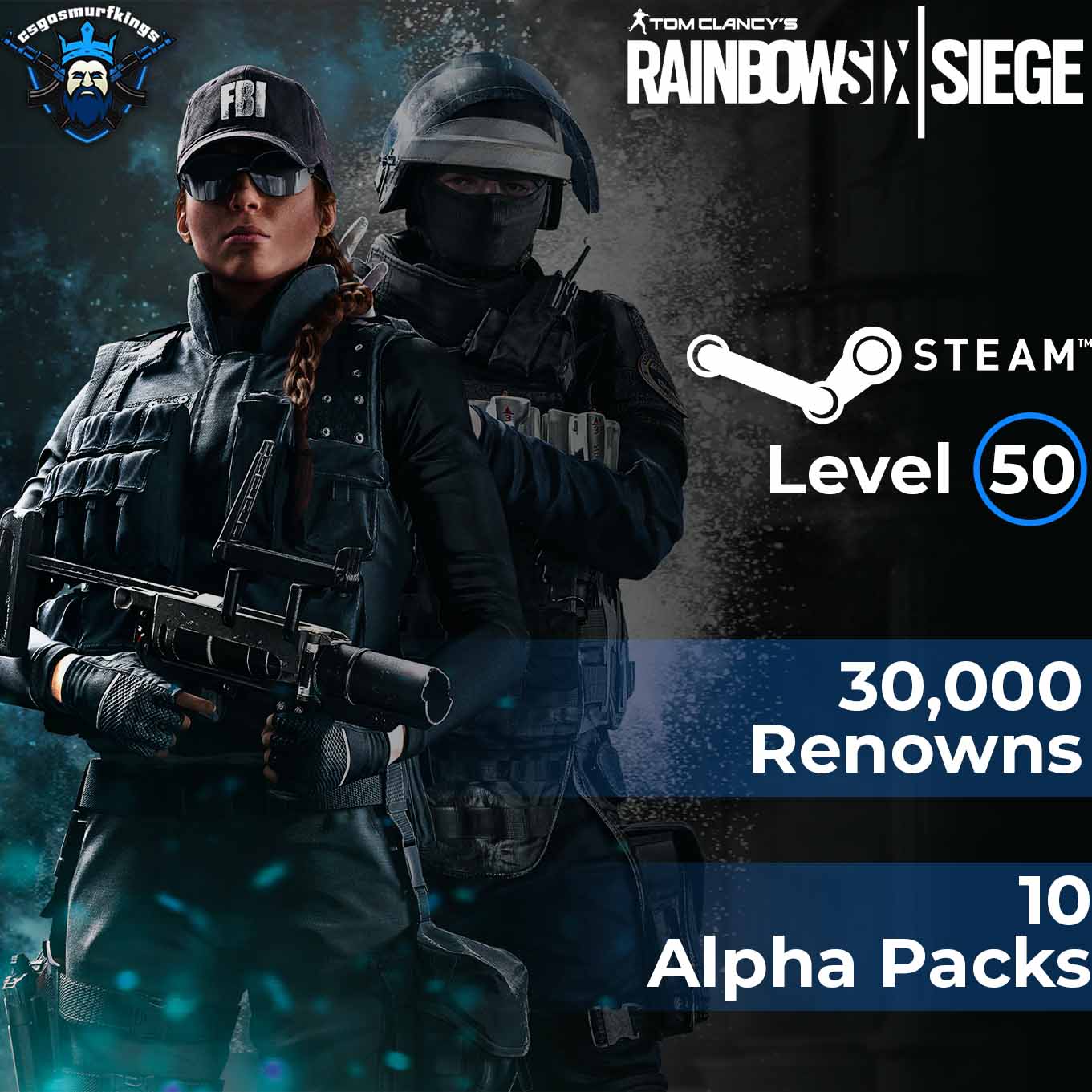 Dominate With A Level 50 Rainbow Six Siege Steam Account 30 000 Renown Dominate With A Level 50 Rainbow Six Siege Steam Account 30 000 Renown